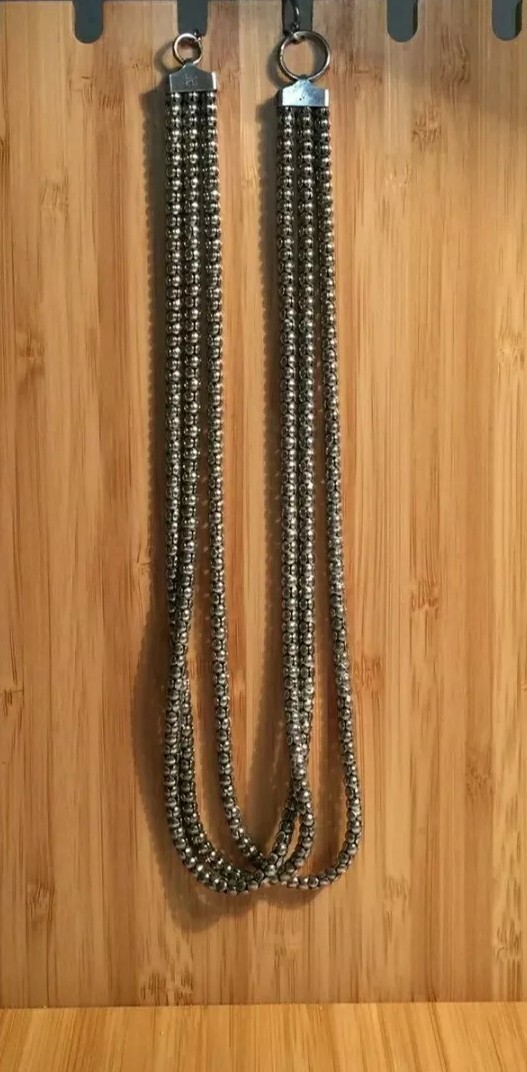 Silpada Triple Strand Sterling Silver Snake Chain Nec… - Gem