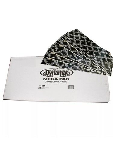 Dynamat Xtreme Mega Pack Insulation Sound Mat Sheet - 9 Large 24"×48 ...
