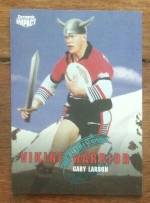 1995 Out Of This World Viking Warrior Gary Larson Rugby League Card ...