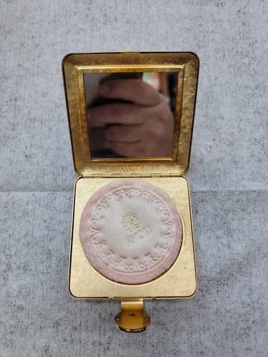 Vintage AVON Brass Makeup Compact and Mirror Decorative. SHARP | eBay