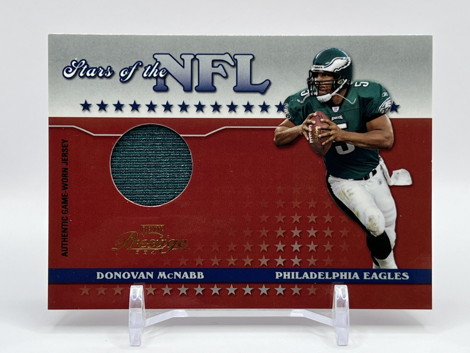2004 Playoff Prestige - Stars of the Nfl Materials Donovan McNabb #NFL ...