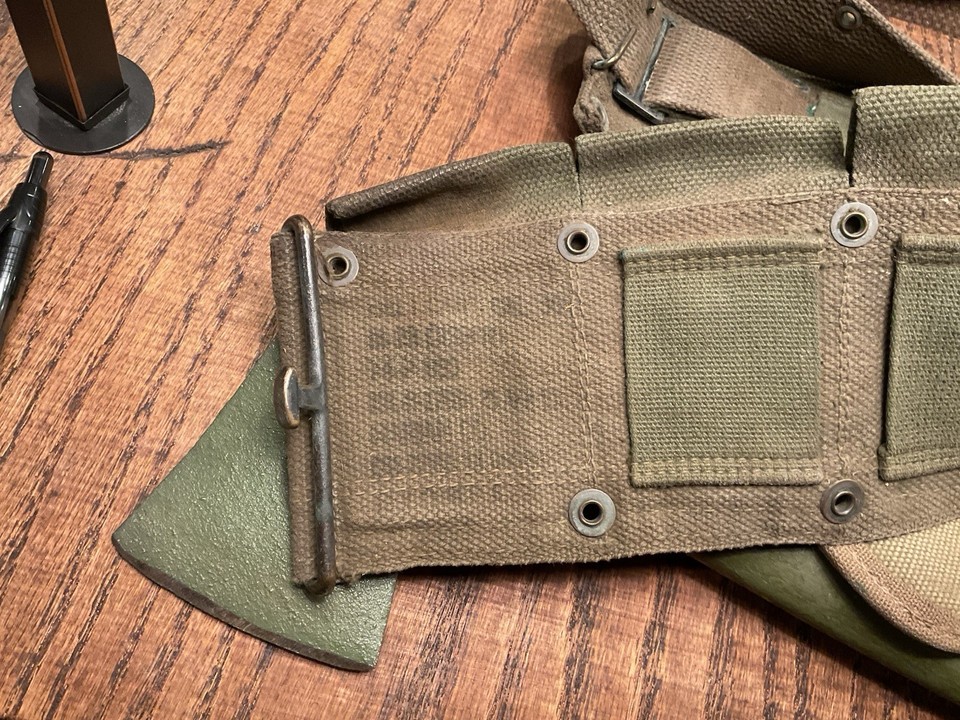 Original USGI WW2 / Korean War USGI M1 Garand Ammo Belt Pouch With WWII ...