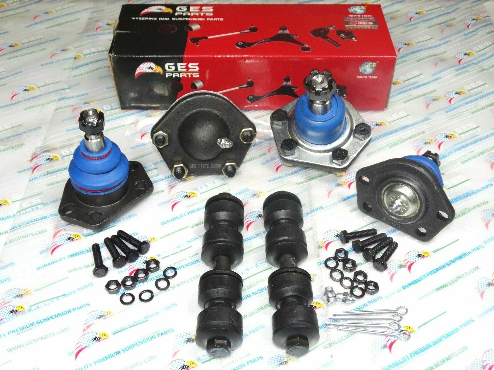 4x4 6 Upper Lower Ball Joints Sway Bar Links For Blazer S10 Jimmy K5320 ...