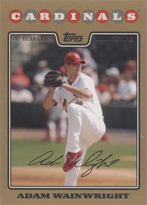 2008 Topps - Adam Wainwright #244 Gold Border /2008 for sale online | eBay
