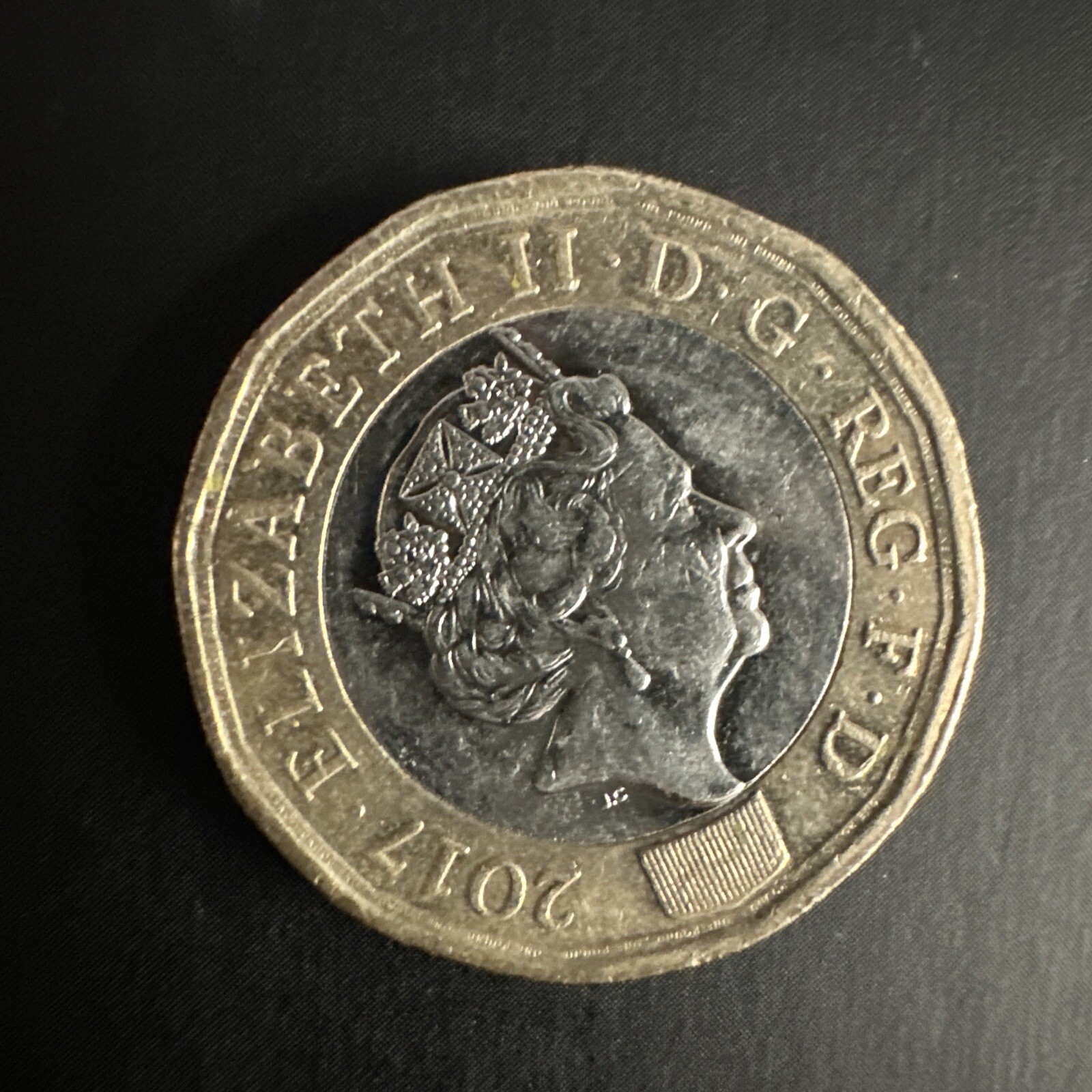Ultra rare 1 pound coin 2017 Circulated In Good Condition £1 Pound Coin ...