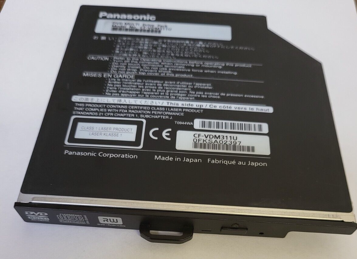 Panasonic CF-VDM311U DVD CF-31 toughbook DVD R/RW Multi Optical Disc ...