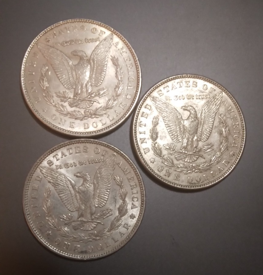 1886 Nice Morgan Silver Dollar - 90% Silver LOT OF 15 ESTATE FIND C109 ...