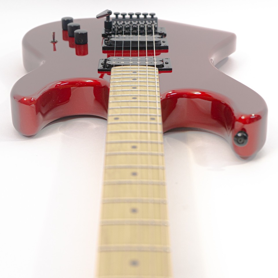 Kramer Pacer Classic Series Ruby Red w/ Locking Trem, Dual Humbuckers ...