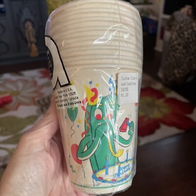 NOS Gumby Paper Party Cups Set Of 8 | eBay