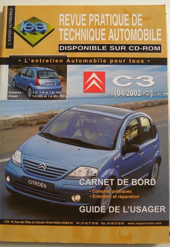 revue technique automobile RTA Citroën C3 après 04 / 2002 n°409 | eBay