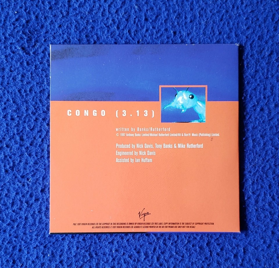 Genesis - Congo CD Single w/ Pic Slv UK Promo | eBay