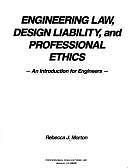 Engineering Law, Design Liability, a- 9780932276377, Rebecca J Morton ...