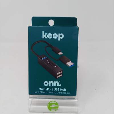 New ONN. Keep Multi Port USB Hub | eBay