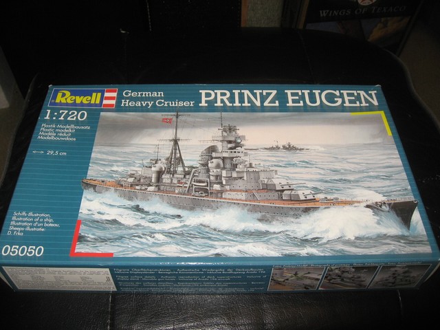1 720 Revell Germany Cruiser Prinz Eugen Model Ship Kit 05050 Vintage ...