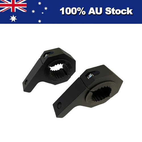 Mounting Bracket Clamp 35-50mm For LED Light Bar Antenna to Roof Rack ...