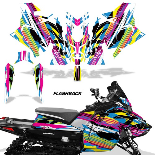 SLED Graphics Decals StickerS For Polaris Matryx Indy Assault 2020 ...