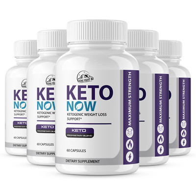 Keto Now Ketogenic Weight Loss Support - 5 Bottles 300 Capsules | eBay