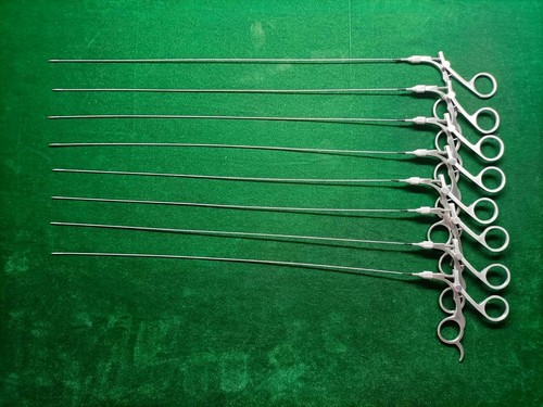 8 Pcs Hysteroscopy Urology Semi Rigid Scissors 5FRx40cm Surgical ...