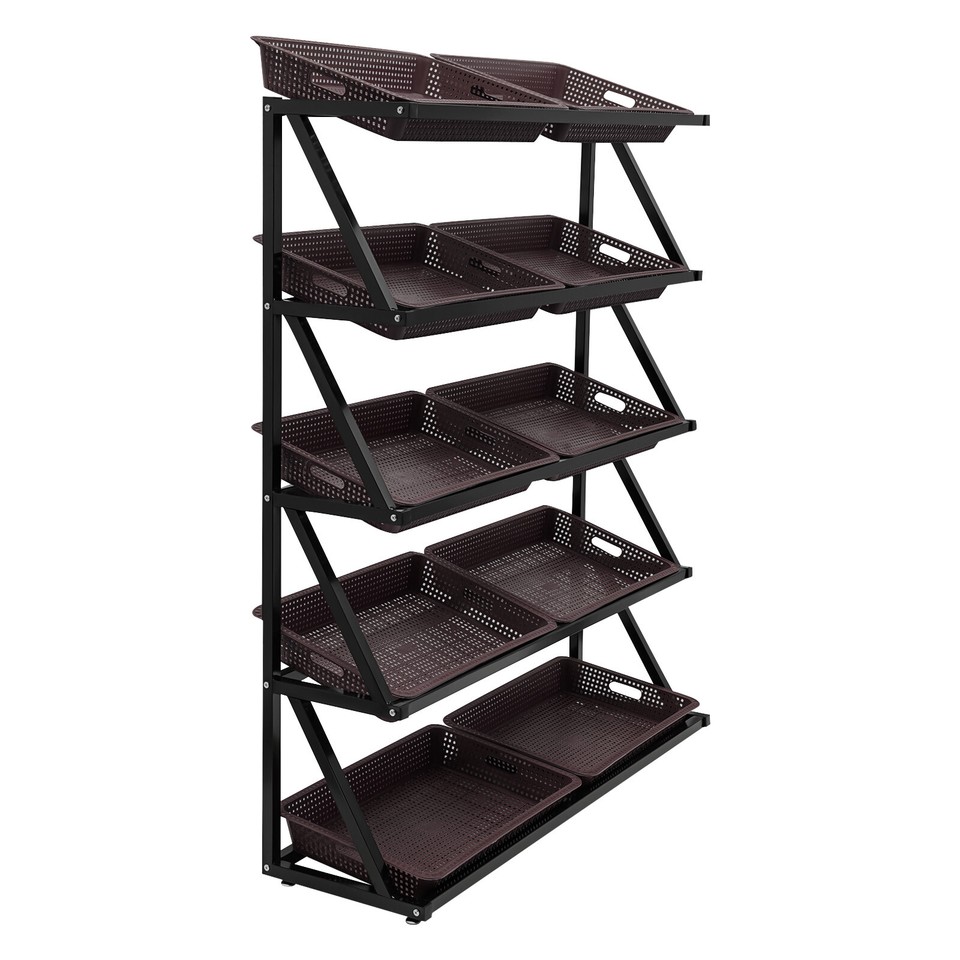 Large Market Retail Display Rack Shelf Merchandiser Fruit Vegetable ...