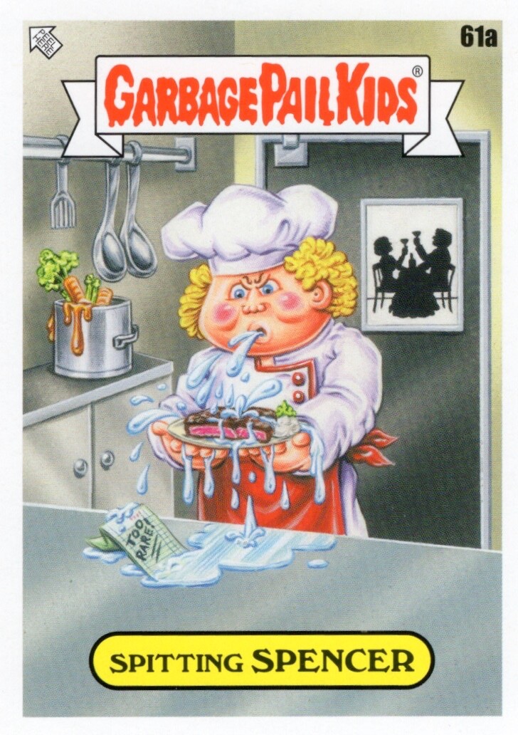 2021 GARBAGE PAIL KIDS GPK FOOD FIGHT BASE SPITTING SPENCER 61a NM | eBay