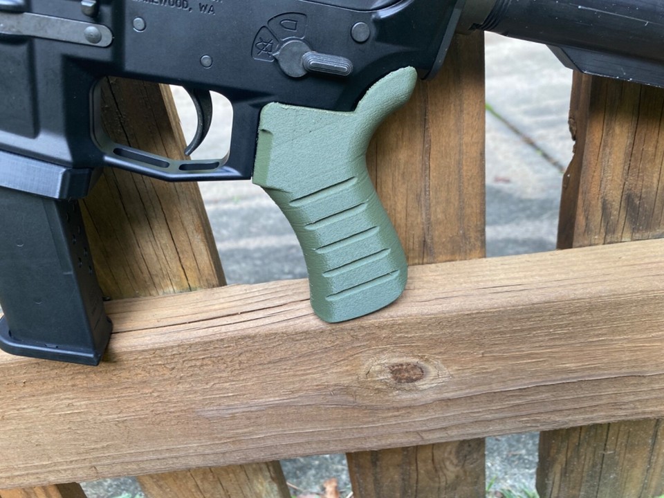 Aliens Pulse Rifle Style Sporting Rifle Grip (Green) for Airsoft | eBay