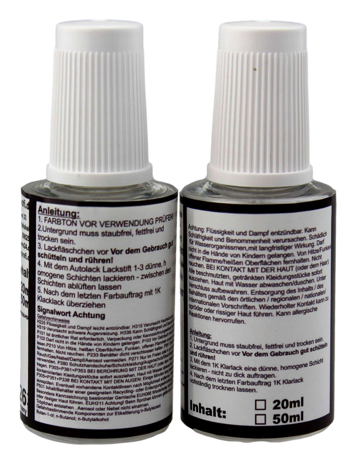 Lackstift für Lexus 8U8 Light Blue Metallic schnelltrocknend 20x20ml ...