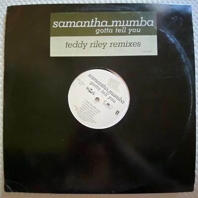 Samantha Mumba~Gotta Tell You~Teddy Riley Remix~2000 Polydor UK 12 ...
