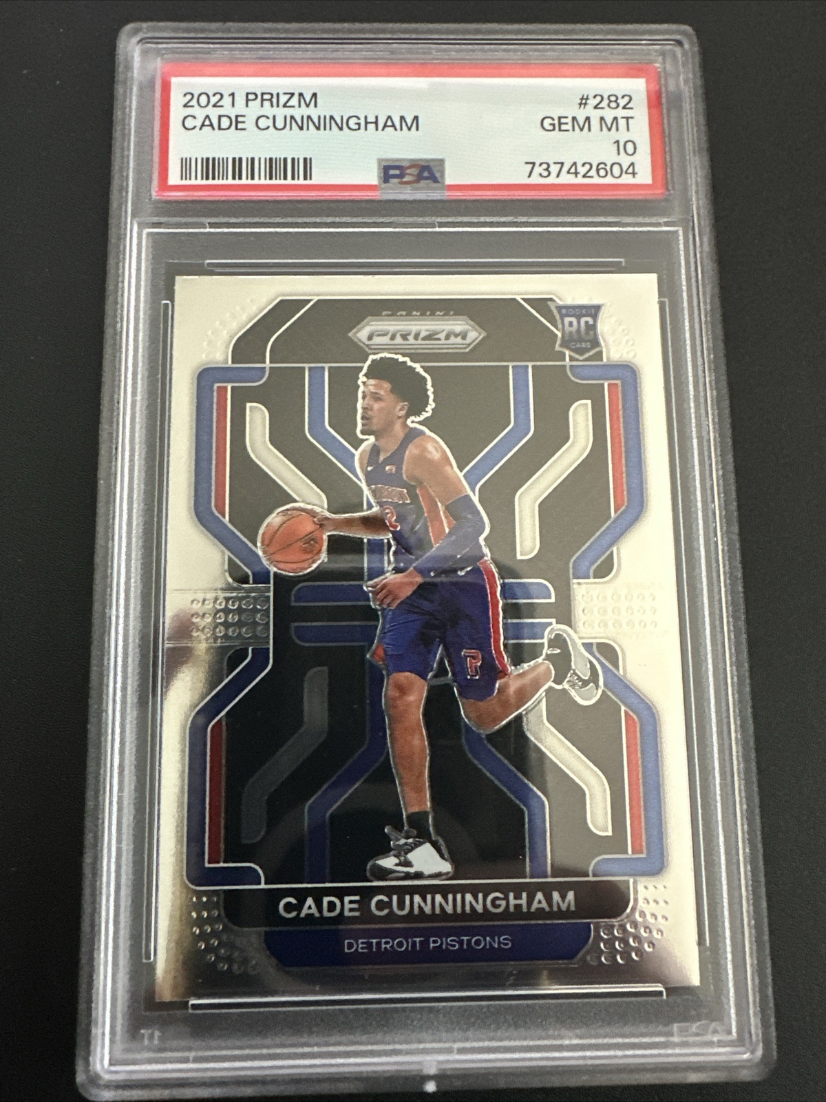 CADE CUNNINGHAM 2021 PANINI PRIZM BASE ROOKIE #282 ~ PSA 10 GEM 💎 ...