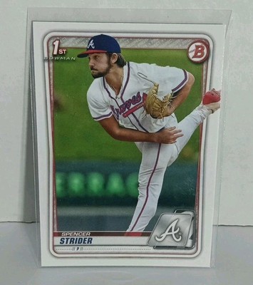 2020 1st Bowman Spencer Strider #BD-20 Paper | eBay