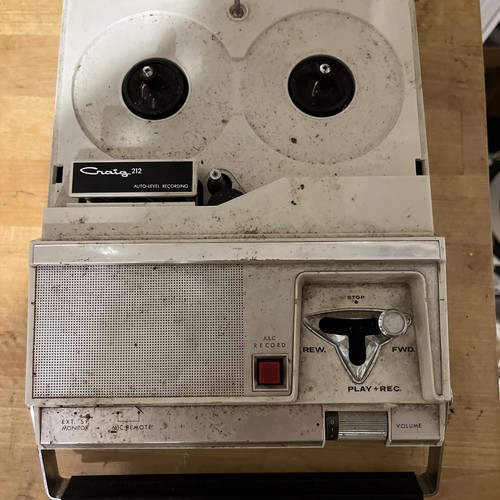 Craig 212 Tape Recorder - Untested Sold As-Is | eBay Australia
