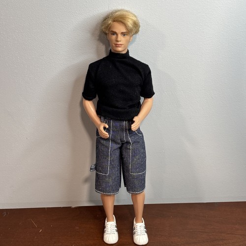 Vntg Mattel Ken With Messy Rooted Blond Hair & sideburns. Body 1968 ...