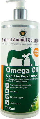 Natural Animal Solutions Omega Oil for Dogs and Cats. Omega 3, 6 & 9 ...