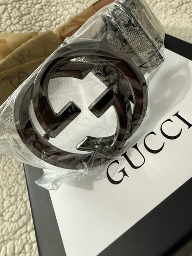 GUCCI DOUBLE GG BELT 120CM BROWN ⭐️⭐️⭐️⭐️⭐️ | eBay UK