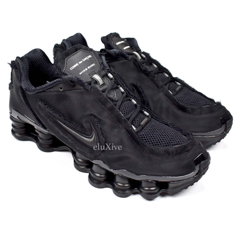 NWT Nike Shox TL CDG Comme des Garcons Black Sneakers 10.5 M 12 W 2019 ...
