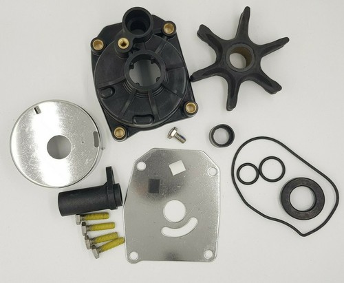 Water pump impeller kit Johnson Evinrude V4 V6 V8 75 90 250 HP outboard ...