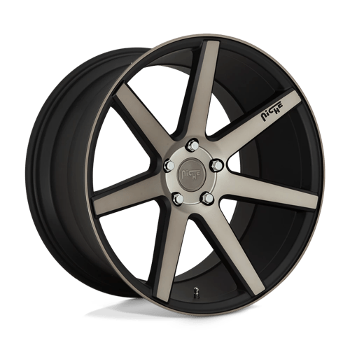 Niche M150 Verona Matte Black Machined 1-Piece Wheels: 20x10.5, 5x112 ...
