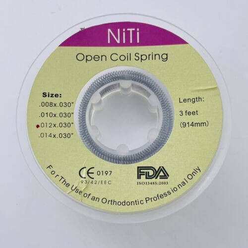 1 Roll Dental Orthodontic Niti Open Coil Spring Spool Dia.012 *030 ...
