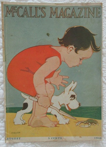 1916 August McCall's Magazine Cover. Beautiful Illustration, Great ...