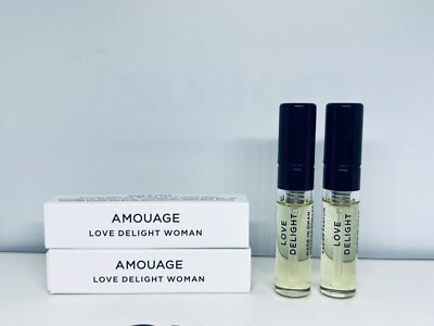 2pc Amouage Love Delight Women EDP Sample Spray 2ml | eBay