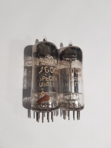 Rare - Pair - Philips SQ - Heerlen E180CC / 6922 D-Getter Pinched waist 50/60's | eBay