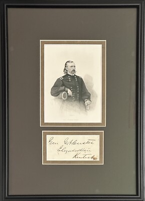 George Custer Authentic Autograph | eBay