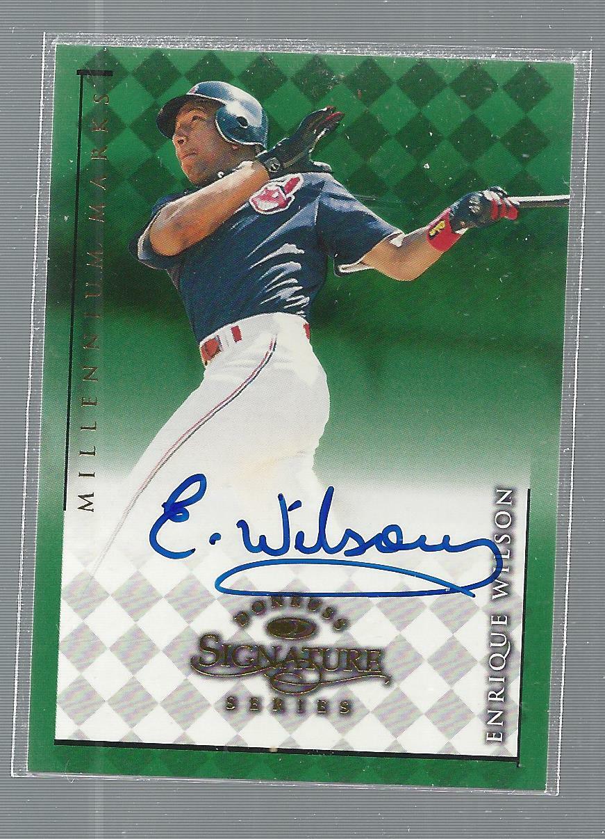 Enrique Wilson 1998 Donruss Signature Auto Numbered Card #880 | eBay