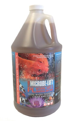 Microbe-Lift PL 1 gallon Beneficial Bacteria-pond algae control-fish ...