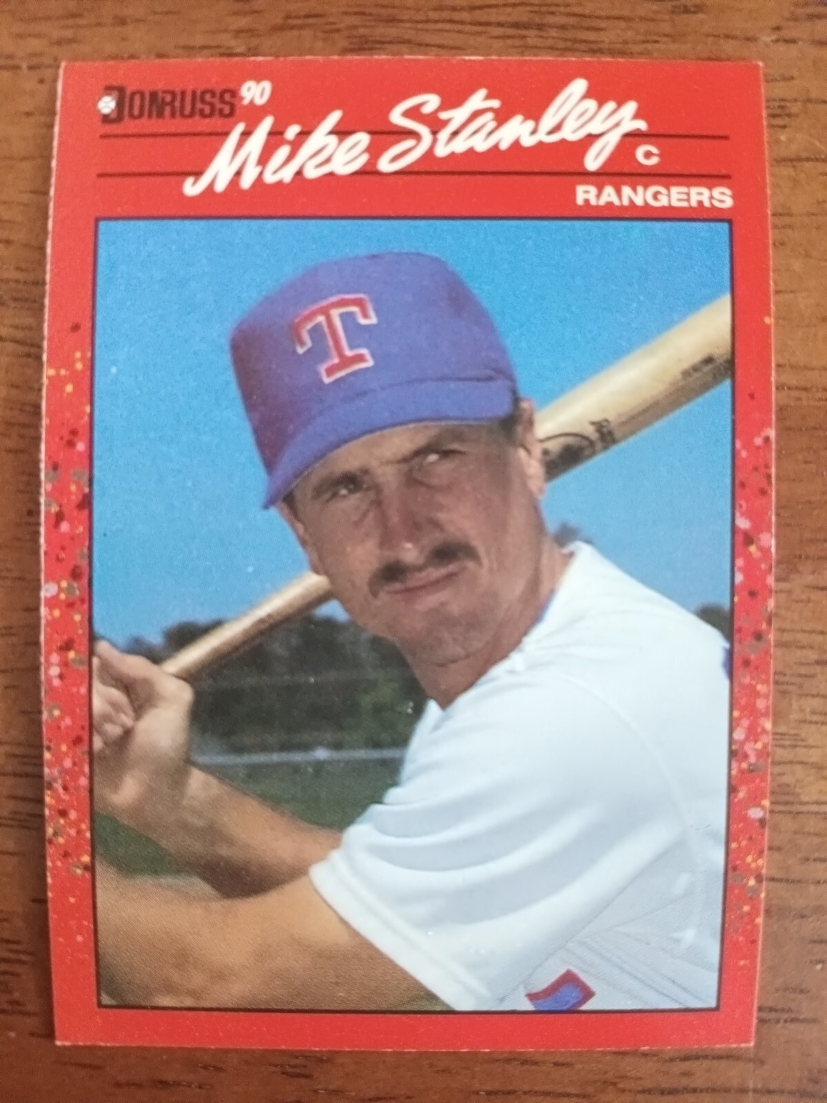 MIKE STANLEY TEXAS RANGERS 1990 DONRUSS BASEBALL CARD #579 | eBay