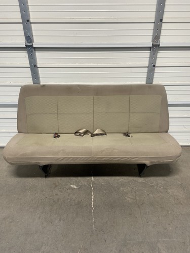 1998-2007 Ford Econoline Van Bench Seat - 4 Person TAN CLOTH 4TH OR 5TH ...