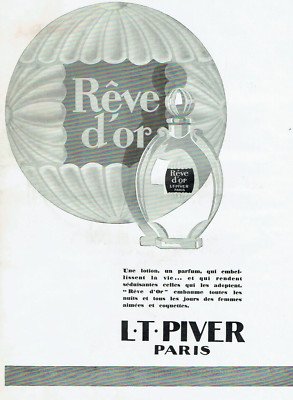publicité Advertising AD 0223 1928 lotion parfum Reve d'Or L.T Piver | eBay