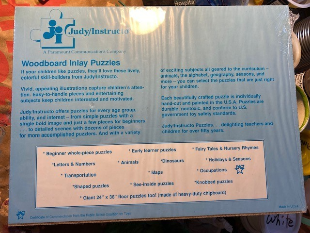 Vintage 1981 Judy Instructo Wooden Puzzle “Mail Carrier” J606011 | eBay