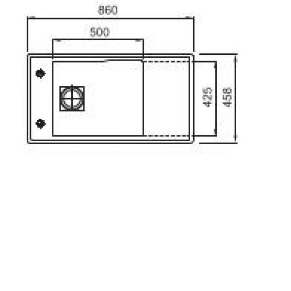 Franke Fragranite Sink FSG 211-86 Onyx Push Button Stainless Steel | eBay