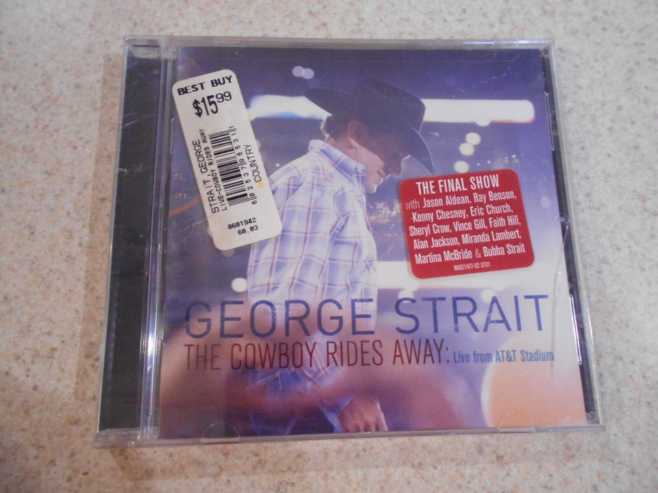 The Cowboy Rides Away Live from AT&T Stadium George Strait CD Final ...