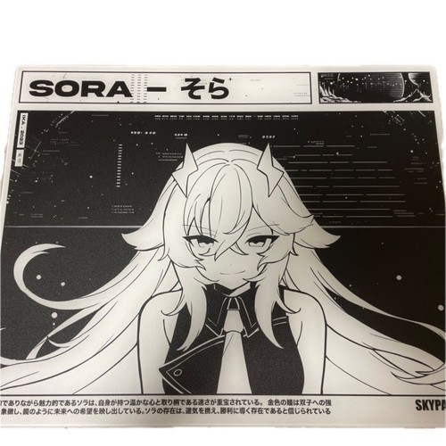 SKYPAD 3.0 XL Shiny SORA Limited Edition Gaming Glass Mouse Pad japan ...